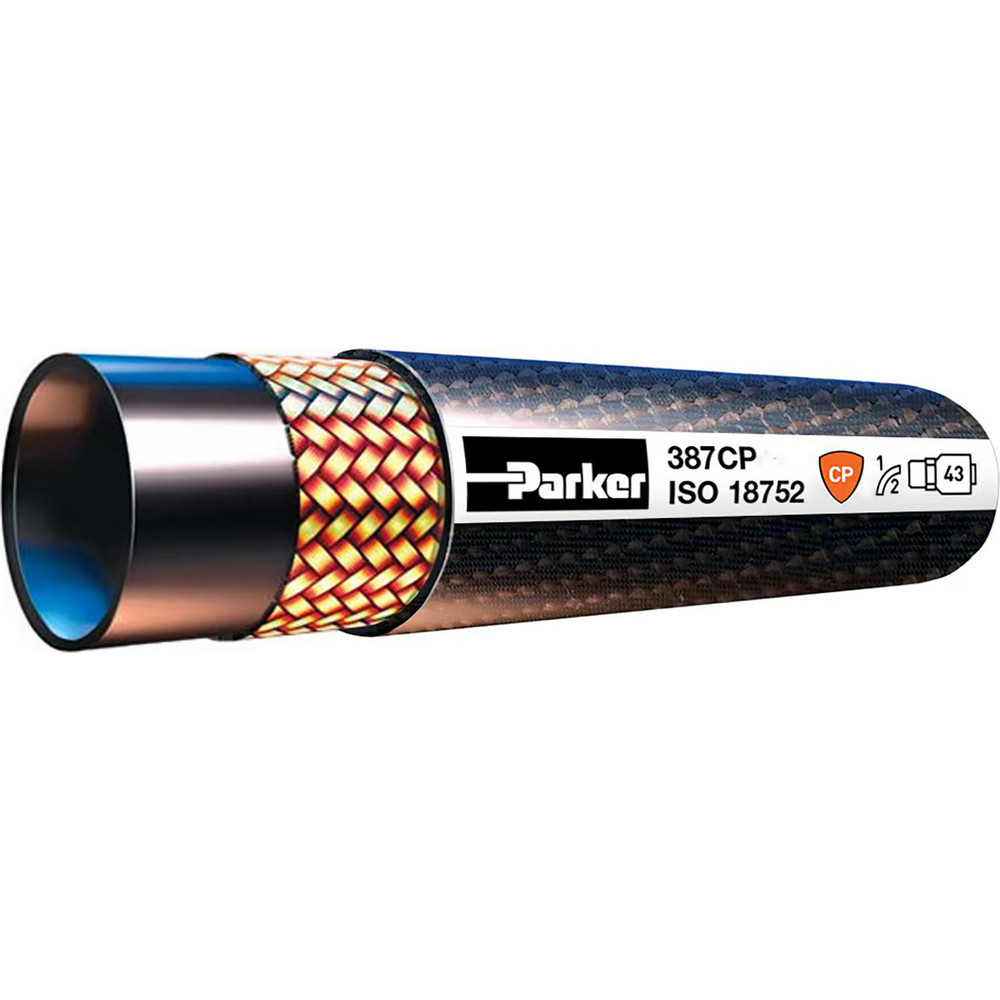 Parker Hannifin - Hydraulic Hose: Inside Diameter (Inch): 1; Hose Length (Feet): 50; Maximum ...