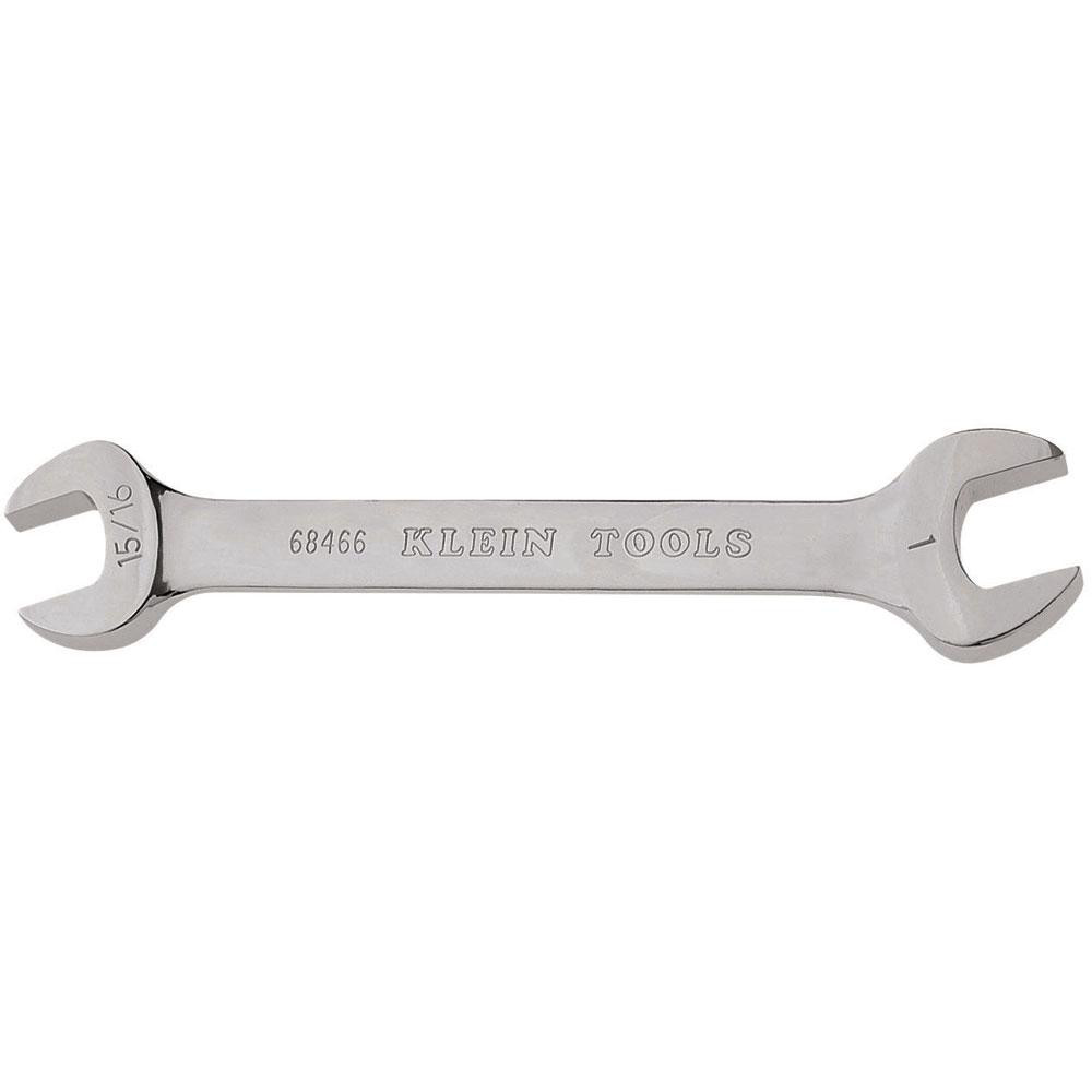 Klein Tools - Open End Wrench: Offset Head, Double Ended | MSC Direct