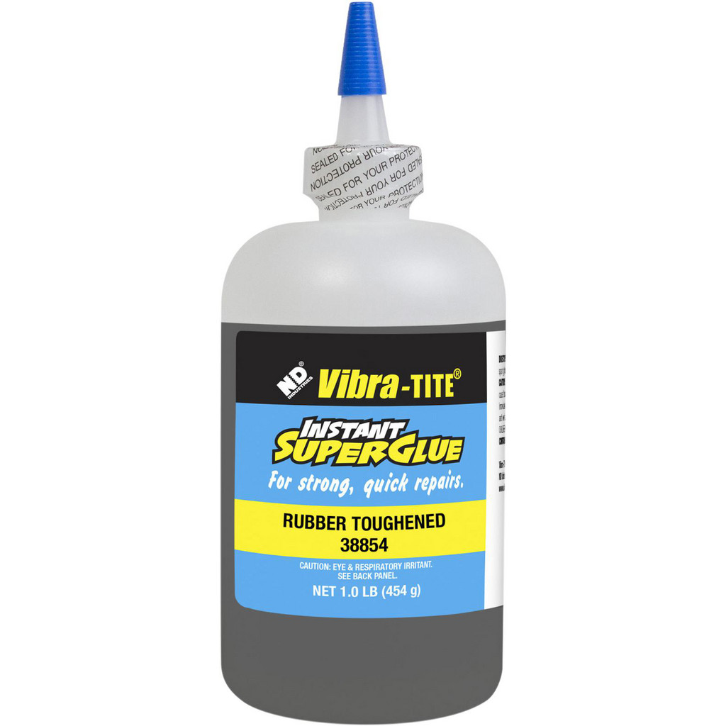 Vibra-Tite® - Instant Adhesive Glue: 1 lb Bottle, Black | MSC Direct