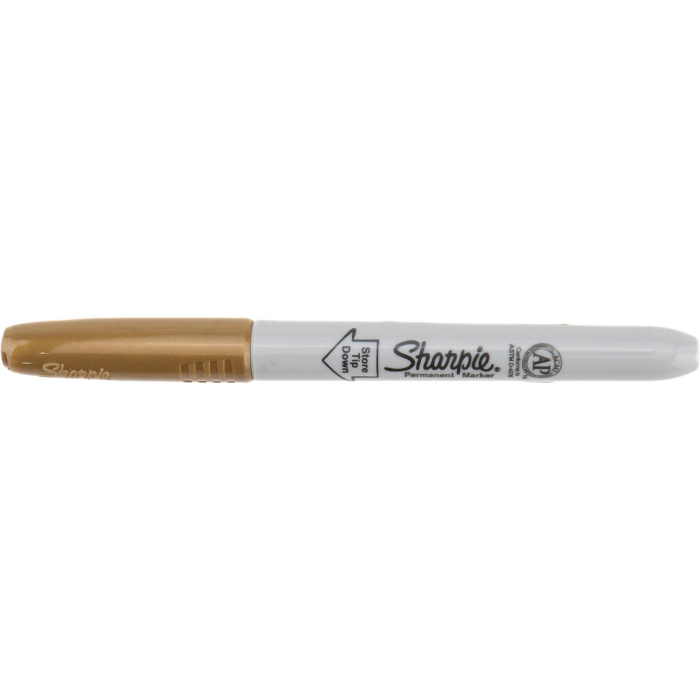 Sharpie - Permanent Marker: Metallic Gold, AP Non-Toxic, Fine Tip | MSC ...