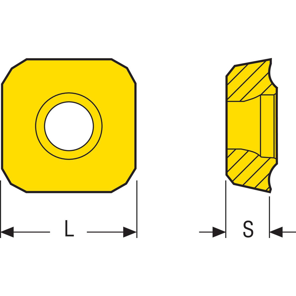 Seco - Indexable Drill Insert: SPGX12T3-C1 DP2501, Carbide | MSC Direct