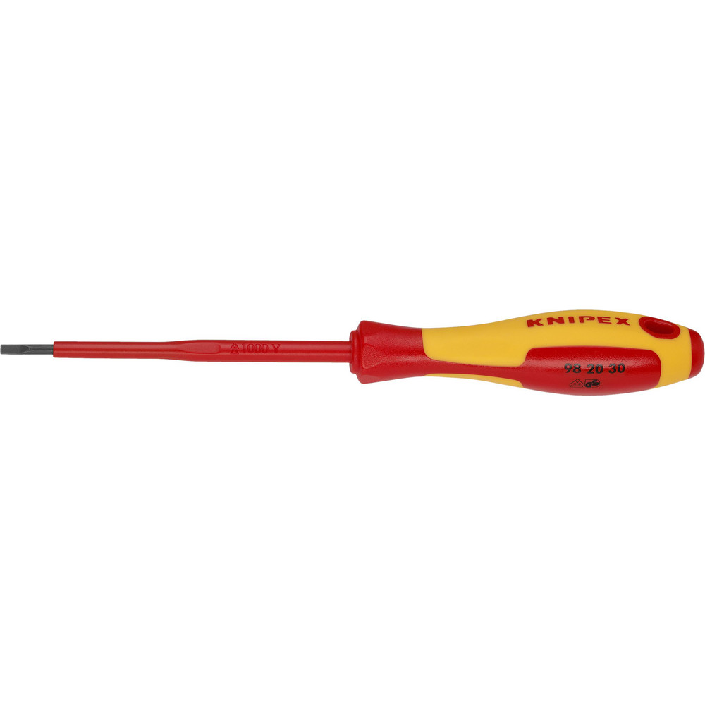 Knipex - Slotted Screwdrivers: Blade Width (mm): 3.00; Blade Length (mm ...