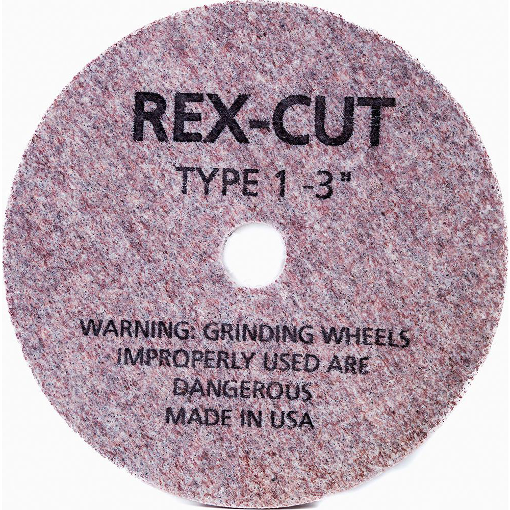 Rex Cut Abrasives - Deburring Wheel: 3" Dia, 1/4" Face Width, 1/4" Hole ...