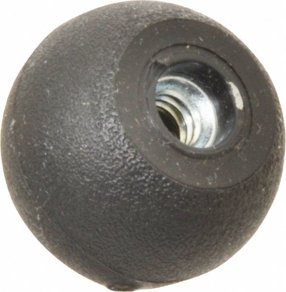 Gibraltar - 1/4-20 Thread, 1" Diam, 0.91" High, Female Insert Ball Knob - 56510787 - MSC ...