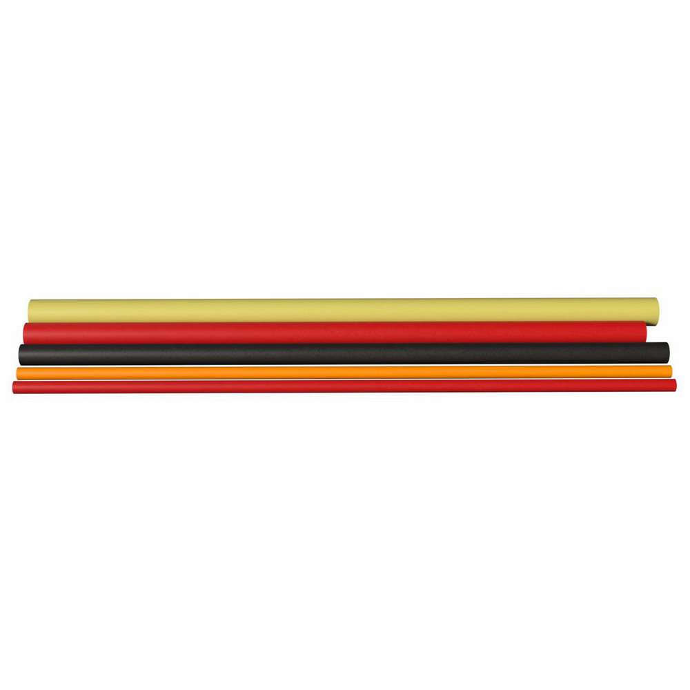 Made in USA - Plastic Round Tube: 1" ID, 1-3/4" OD, 3' OAL, Black ...