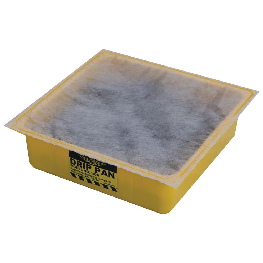 Eagle - Spill Trays & Pans: Drip Pan, Drip Pan, 1.00, 4.00 | MSC Direct