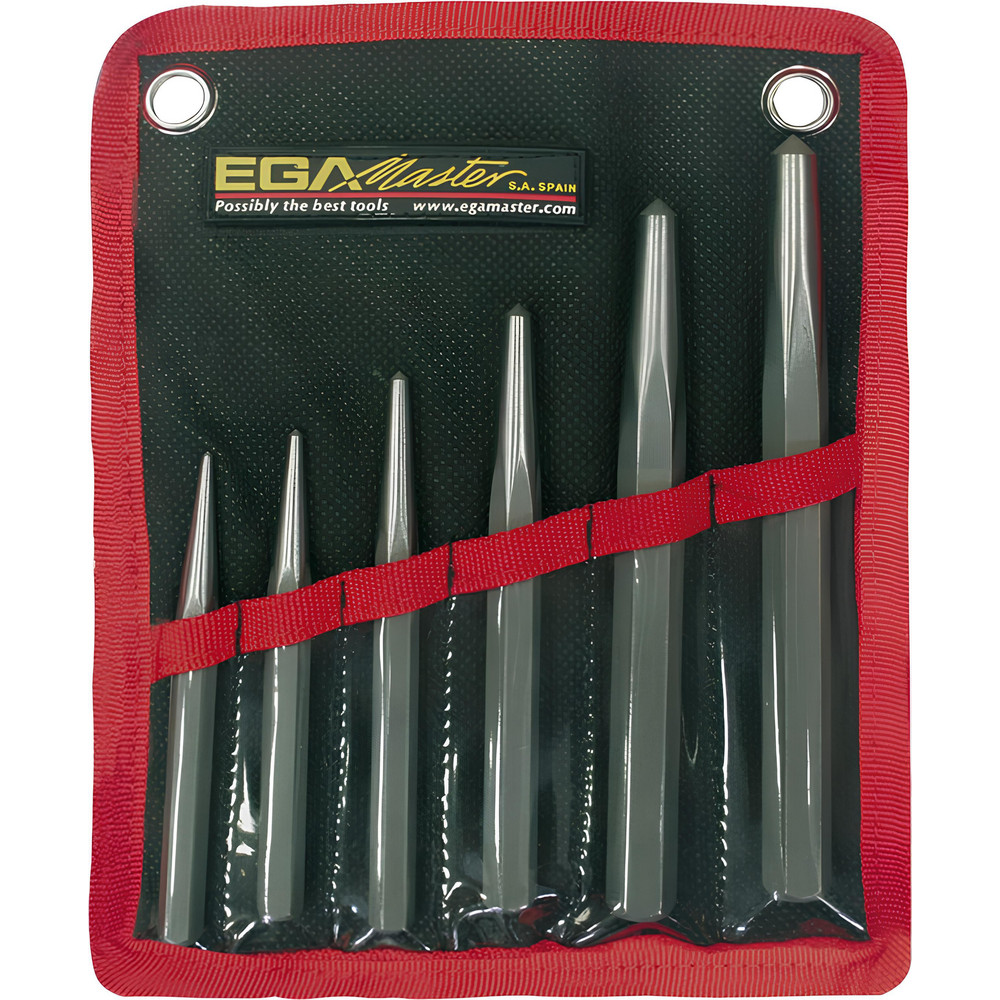 EGA Master - Punch Sets: Set Type: Center; Material: Chromium-Vanadium ...