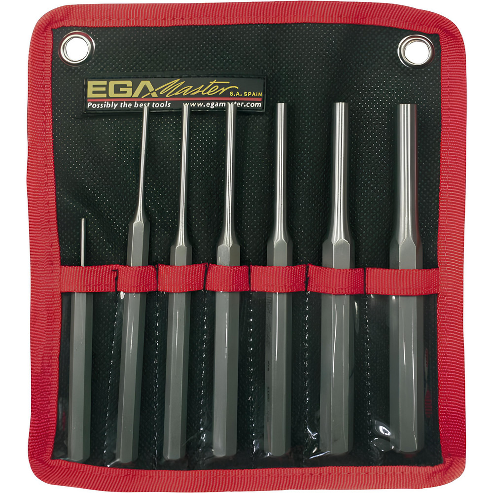 EGA Master - Punch Sets: Set Type: Pin; Material: Chromium-Vanadium ...