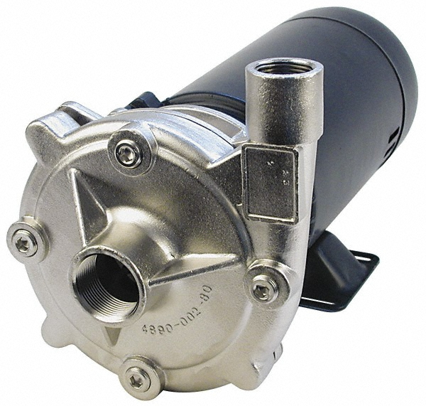 Pentair - 208-230/460 Volt 1 hp 3 Phase ODP Stainless Steel Centrifugal ...