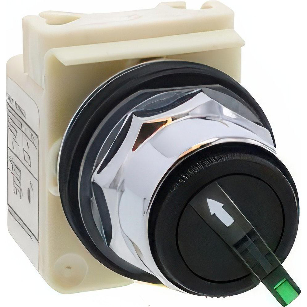 Schneider Electric - 31mm, Blue, Illuminated Selector Switch Operating ...