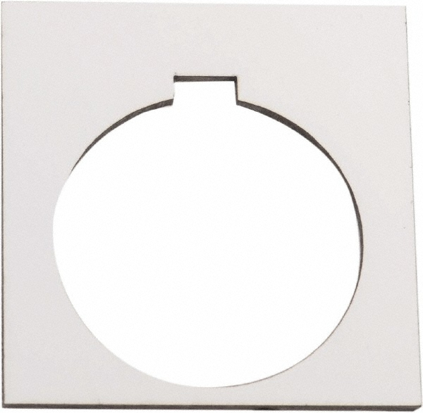 Schneider Electric - Square, Plastic Legend Plate - Blank | MSC Direct