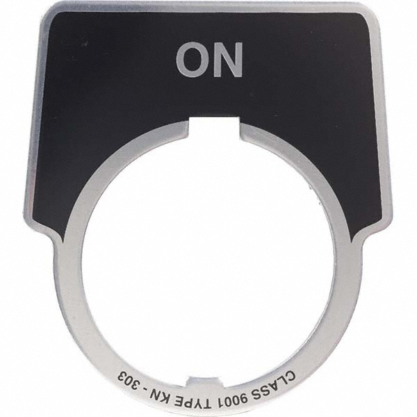 Square D - Legend Plate - On - 56718091 - MSC Industrial Supply