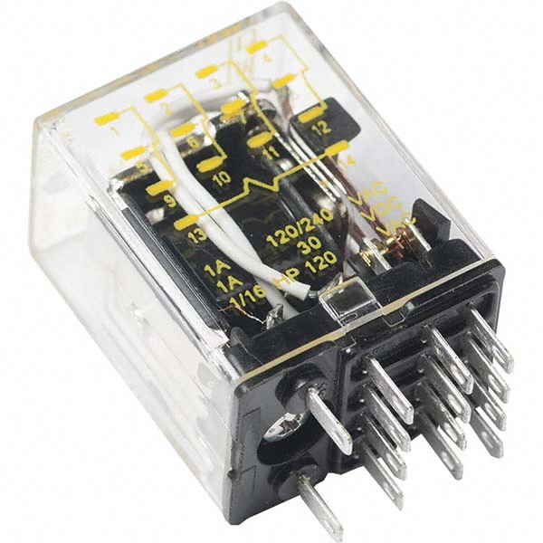 Square D - 1/6 hp at 120/240 Volt, Electromechanical Plug-in General ...