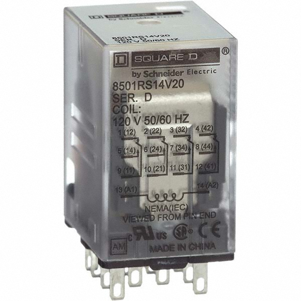Square D - 1/6 hp at 120/240 Volt, Electromechanical Plug-in General ...
