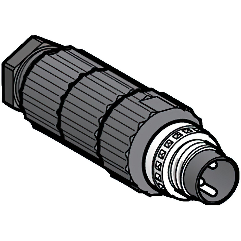 Telemecanique Sensors - 4 Amp, M8 3 Pin Male Straight Field Attachable ...