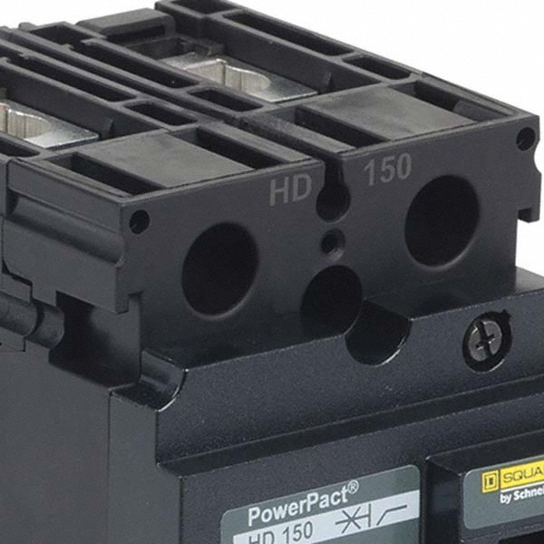 Square D - 90 Amp, 250 VDC, 600 VAC, 2 Pole, Panel Mount Molded Case ...