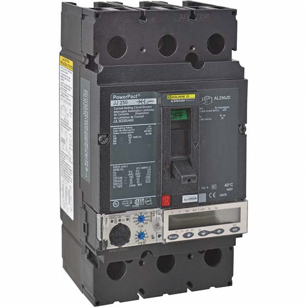 Square D - 250 Amp, 600 VAC, 3 Pole, Panel Mount Molded Case Circuit Breaker | MSC Direct