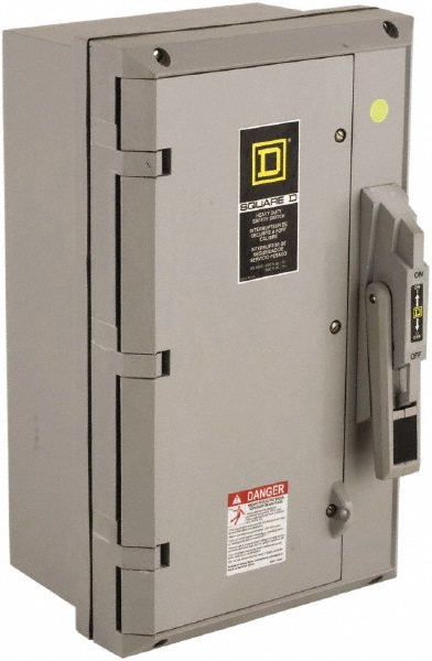 Square D - Safety Switch: NEMA 4X, 100 Amp, 600VAC/VDC | MSC Direct