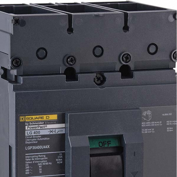 Square D - 400 Amp, 600 VAC, 3 Pole, Unit Mount Molded Case Circuit Breaker - 56765332 - MSC ...