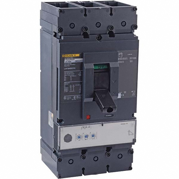 Square D - 400 Amp, 600 VAC, 3 Pole, Panel Mount Molded Case Circuit Breaker | MSC Direct