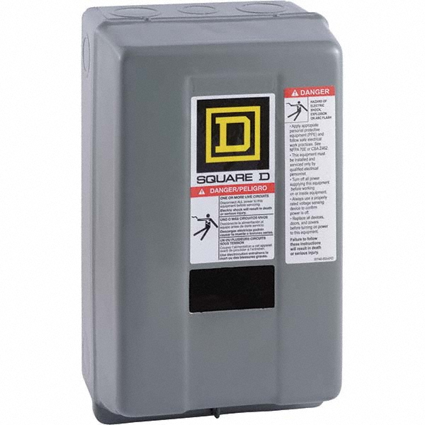 Square D - 1 NEMA Rated, 5 Pole, Electrically Held Lighting Contactor ...