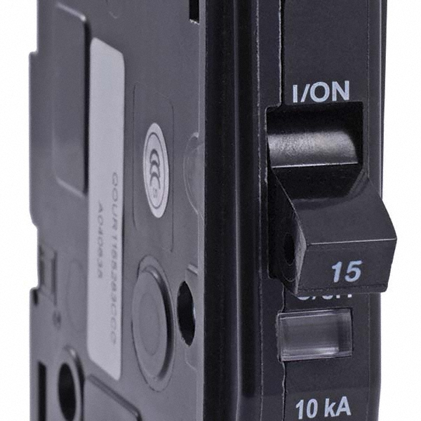 Square D - 20 Amp, 120/240 VAC, 1 Pole, DIN Rail Mounted, Flush Mount ...