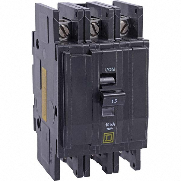 Square D - 20 Amp, 120/240 VAC, 1 Pole, DIN Rail Mounted, Flush Mount ...