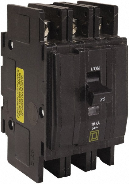 Square D - 30 Amp, 240 VAC, 3 Pole, DIN Rail Mounted, Flush Mount ...