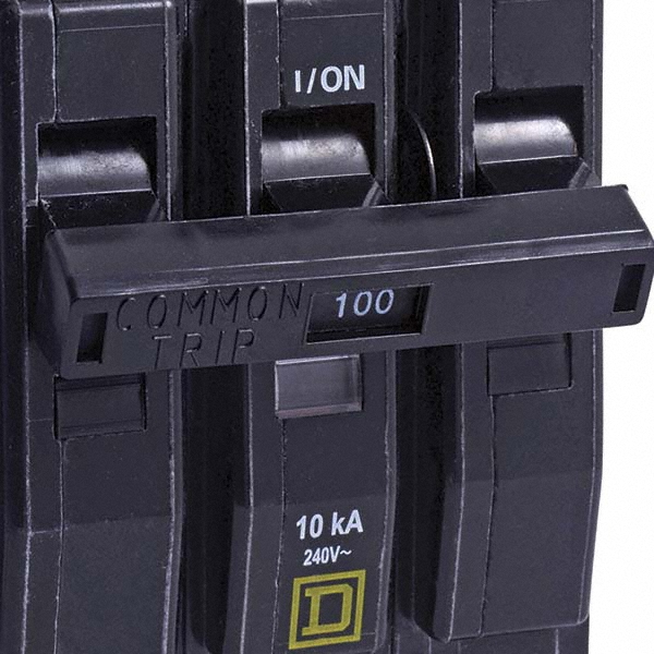 Square D - 40 Amp, 240 VAC, 3 Pole, Panel Mount Miniature Circuit ...