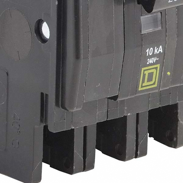 Square D - 60 Amp, 240 VAC, 3 Pole, DIN Rail Mounted, Flush Mount ...