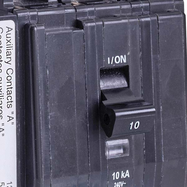Square D - 10 Amp, 240 VAC, 3 Pole, Panel Mount Miniature Circuit ...