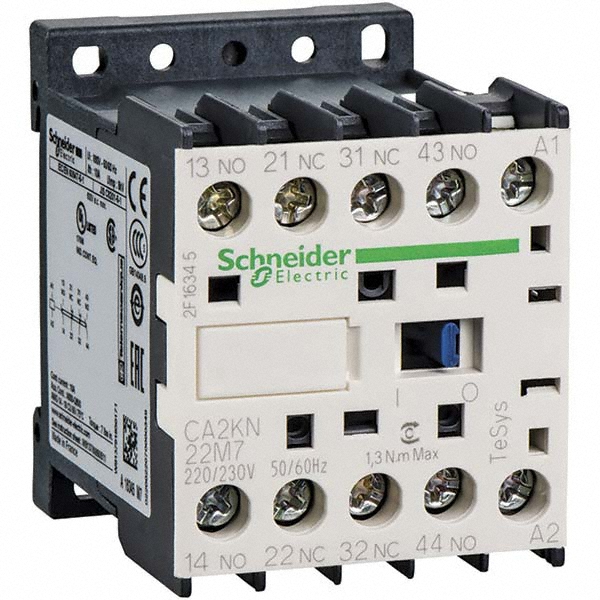 Schneider Electric - 3NO/NC, 24 VAC at 50/60 Hz Control Relay ...