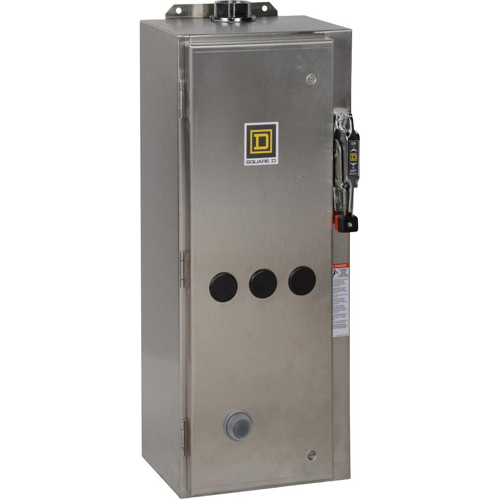 Square D - NEMA Combination Starter: 45 Amp, 3 Pole, Polyphase ...