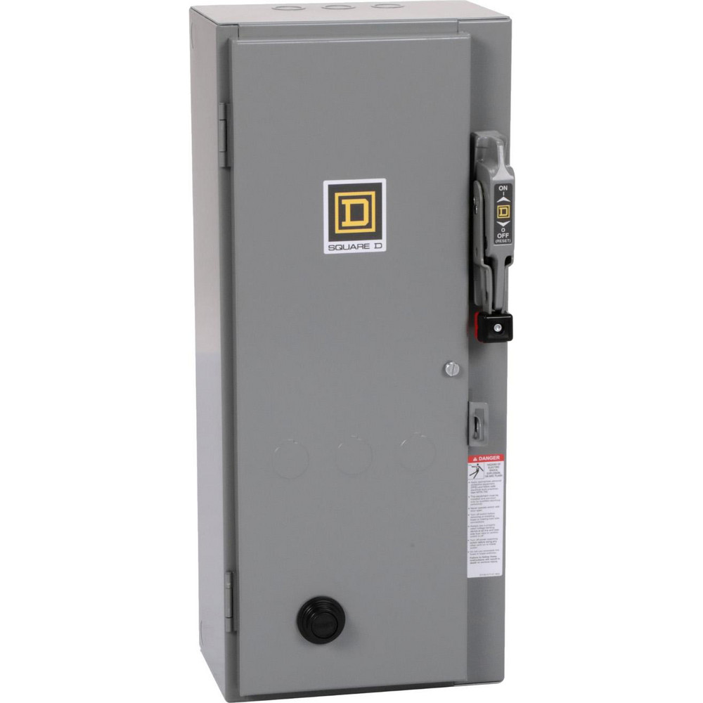 Square D - NEMA Combination Starter: 18 Amp, 3 Pole, Polyphase ...