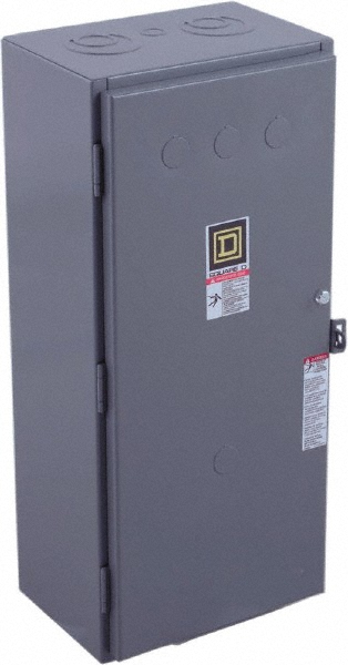 Square D - 1 NEMA Rated, 3 Pole, Electrically Held Lighting Contactor ...