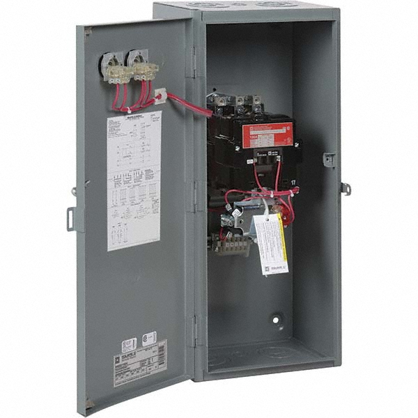 Square D - 1 NEMA Rated, 3 Pole, Mechanically Held Lighting Contactor ...