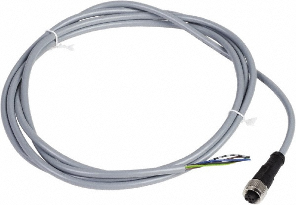 Telemecanique Sensors - 3 Amp, M12 5 Pin Female Straight Cordset Sensor ...