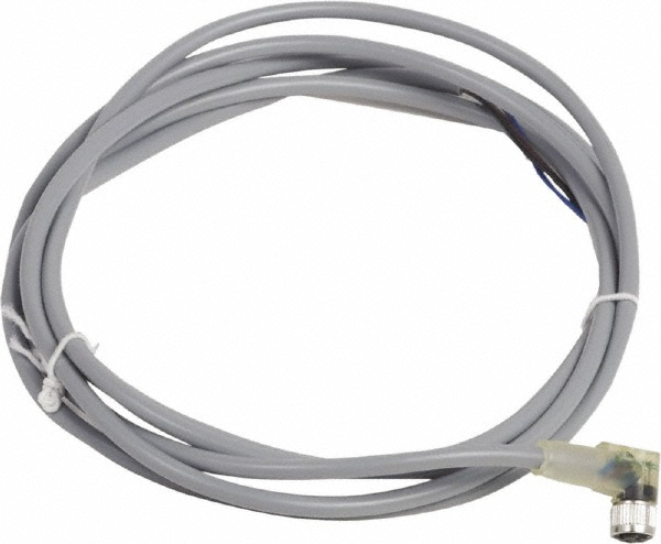 Telemecanique Sensors - 3 Amp, M8 3 Pin Elbowed Female Cordset Sensor ...