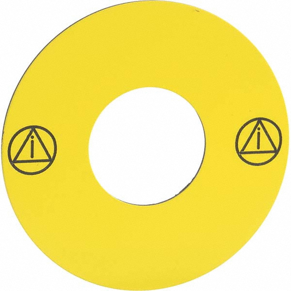 Schneider Electric - Round, Legend Plate Insert - Blank | MSC Direct