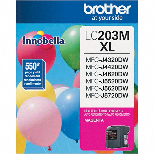 Brother - Office Machine Supplies: Ink Cartridge, Magenta | MSC Direct