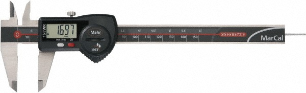 Mahr - Electronic Caliper: 300.00 mm, 12", 0.0100 mm, 0.0005 ...