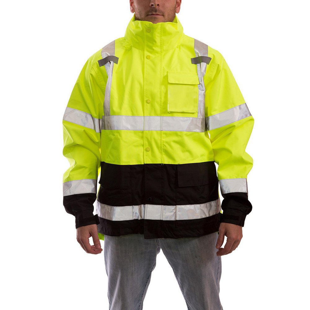 Tingley - Rain & Chemical Resistant Jacket: Large, Fluorescent Yellow ...