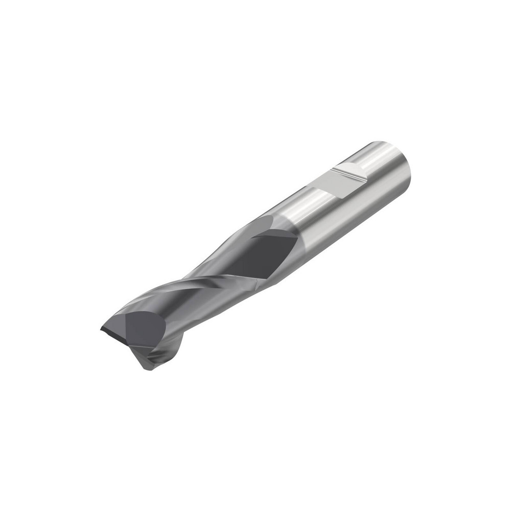 Seco - Square End Mill: 3/8" Dia, 7/8" LOC, 2 Flute, Solid Carbide ...