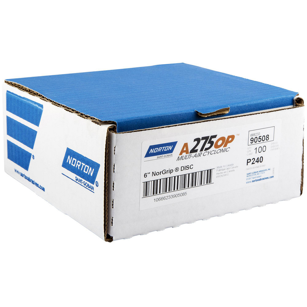 Norton - Hook & Loop Discs; Disc Diameter (Decimal Inch): 6; Grade ...