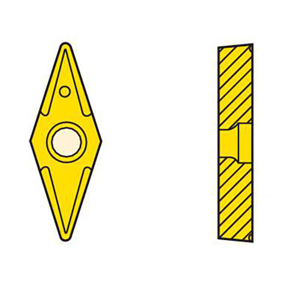 Seco - Turning Insert: VBGT331-M3 HX, Carbide | MSC Direct