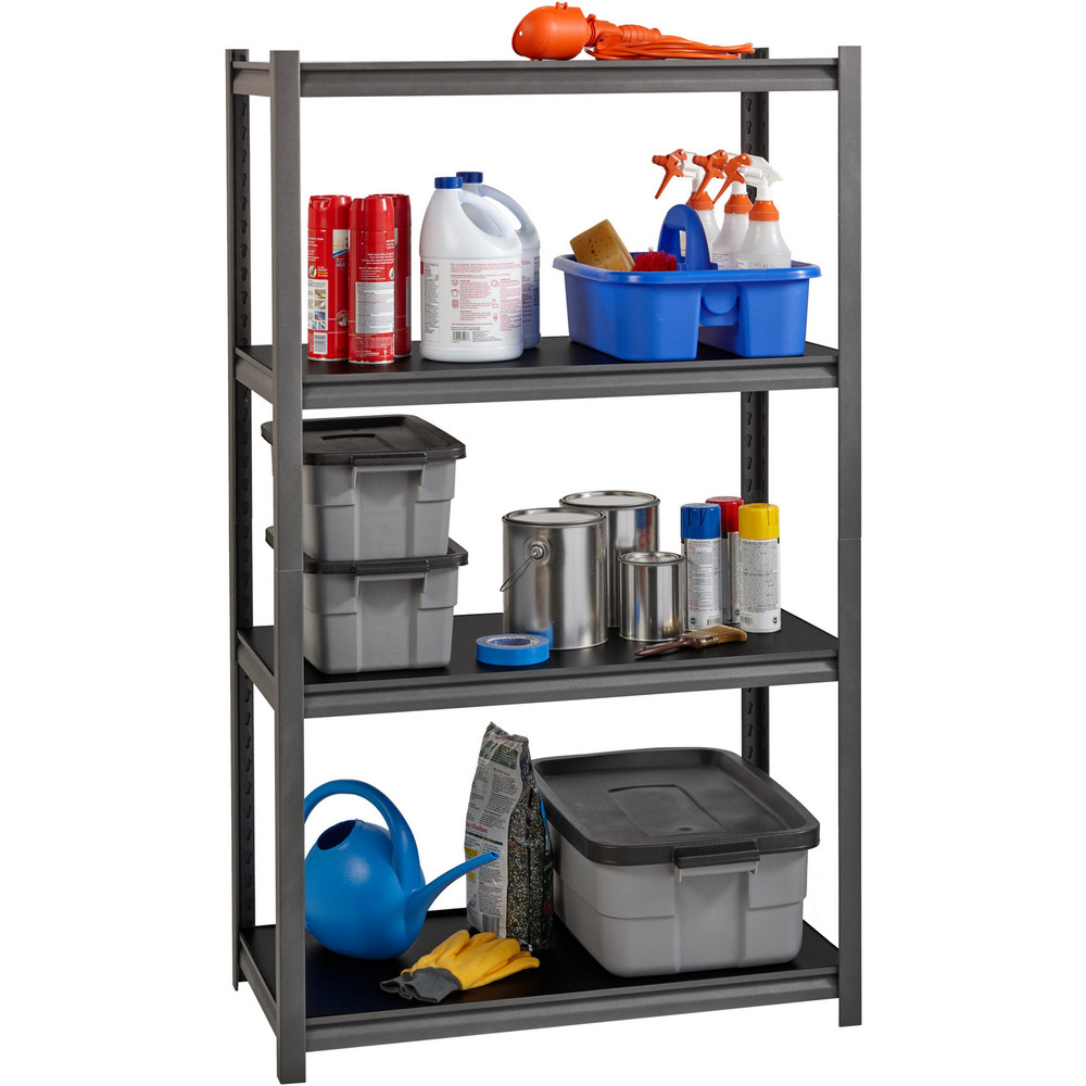 Iron Horse - Adjustable Steel Shelving: 36" Wide, 18" Deep, 60" High ...