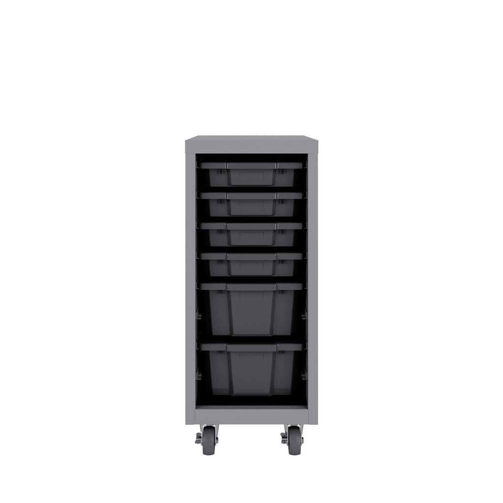 Space Solutions - Bin Storage Cabinet: 12 Bins, 30" Wide, 18" Deep, 36 ...