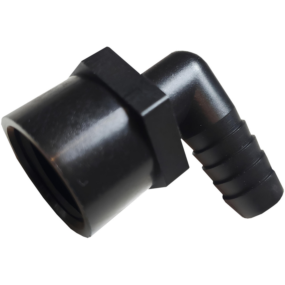 CRC - SmartWasher Elbow -, 1/2" FPT x, 1/2" Hose Barb Black Polypro ...