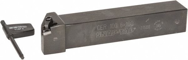 Seco - Indexable Threading Toolholder: External, Right Hand, 1 x 1 ...