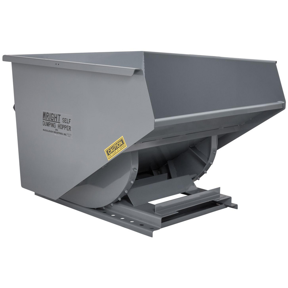 Wright - 2 CU YD 7000LB 7GA SELF DUMPING HOPPER | MSC Direct